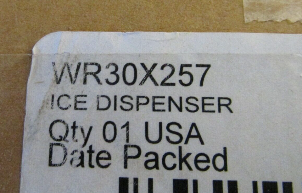 GE Refrigerator ICE DISPENSER BUCKET - WR30X257 - New! | eBay
