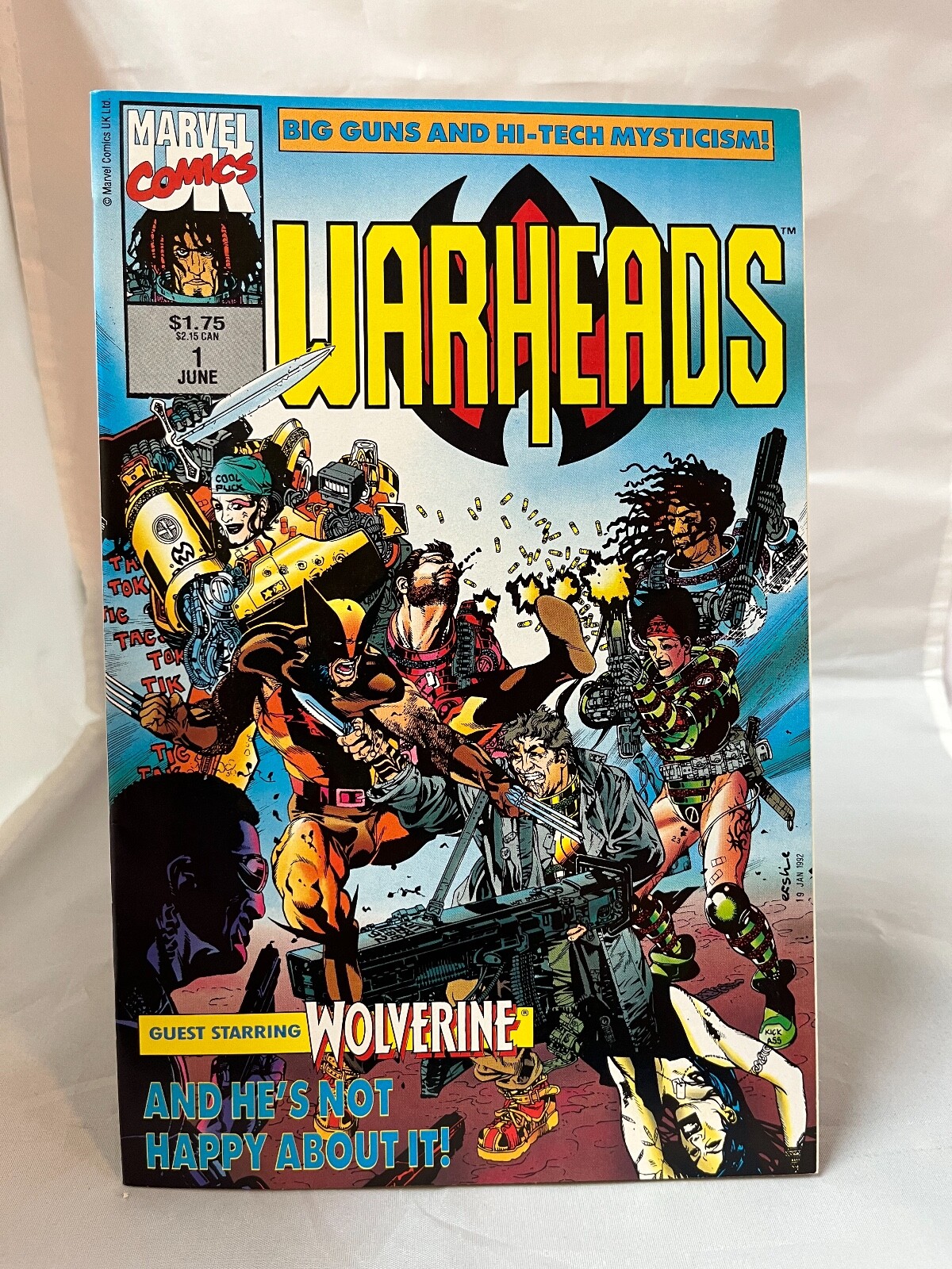 WARHEADS COMIC ISSUE #1 - MARVEL COMICS (1992) GUEST-STARRING WOLVERINE ...
