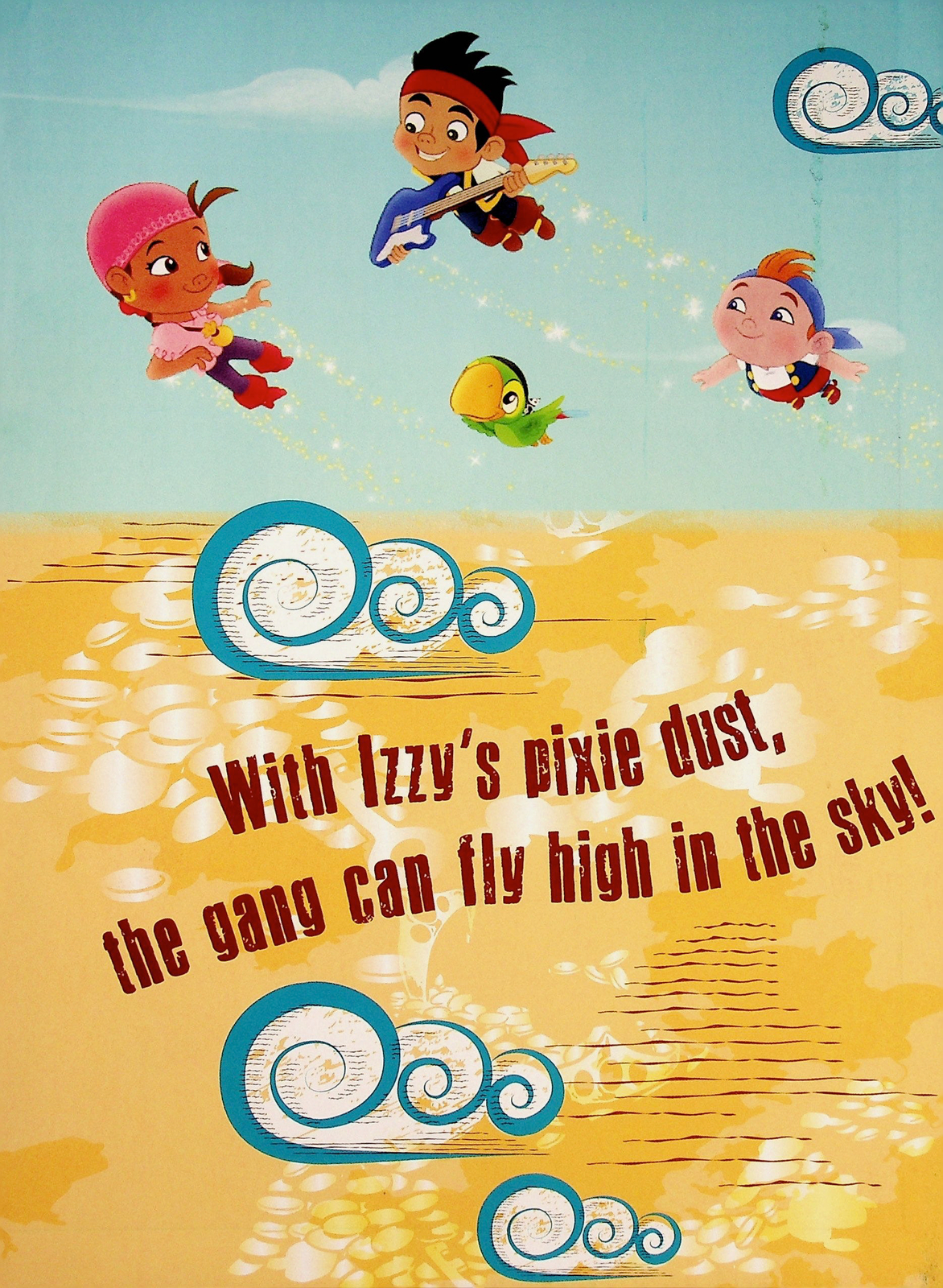 Jake & The Neverland Pirates -Izzys Pixie Dust- Disney Mini Poster 8 ...