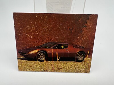 MASERATI MERAK SS Super car card Japanese Vintage Rare F/S | eBay