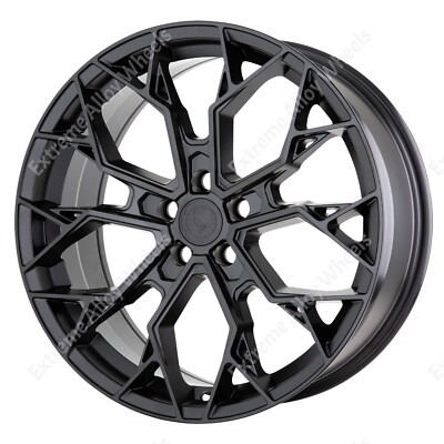 18" Black Poison Alloy Wheels Fit Ford Transit 350 LWB H3 H2 High Top ...