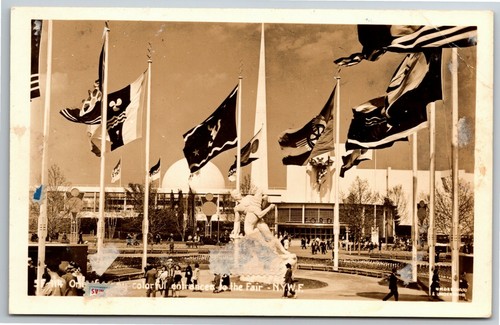 1939 World's Fair RPPC* Postcard "Colorful Entrance to the Fair"" NP GC ...