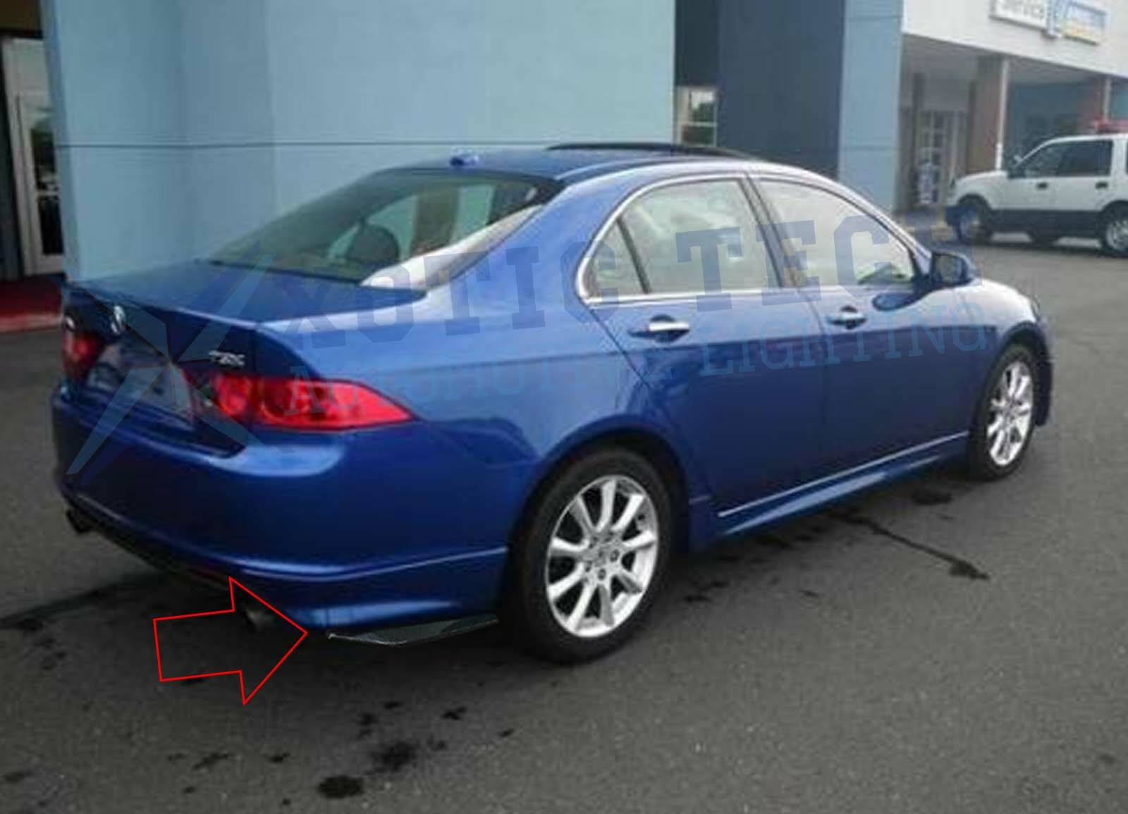 For Acura TSX TLX ILX MDX RDX Rear Bumper Diffuser Splitter Canard ...