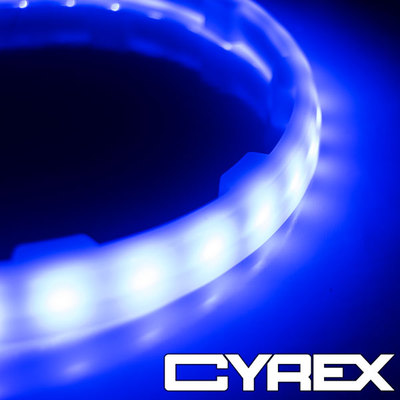 2PC BLUE LED SPEAKER COLOR CHANGING LIGHT RINGS FITS 6.5" SUBWOOFER ...