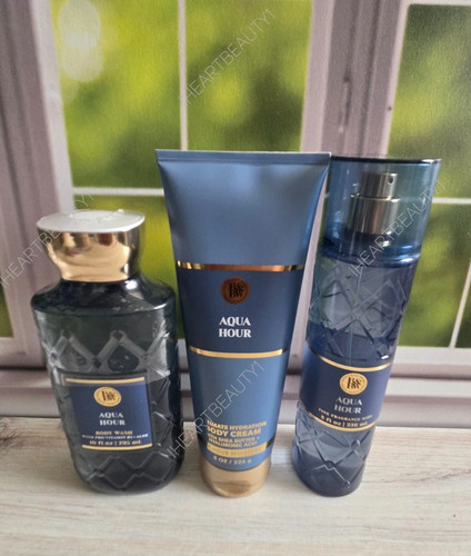 bath and body works everyday luxuries aqua hour shower gel cream fine ...