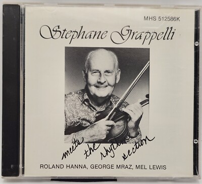 Stephane Grappelli Meets The Rhythm Section Jazz Blues Swing Violin CD ...