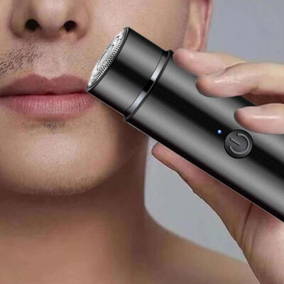 Mini Electric Shaver Portable Razor Rechargeable Washable Trimmer Beard ...