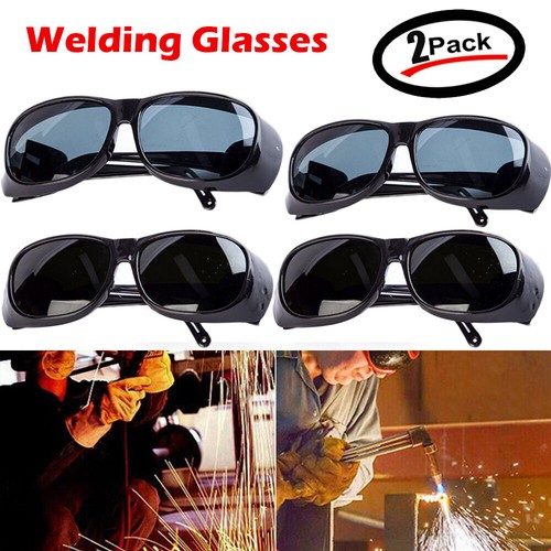 2 Pairs Welding Safety Glasses Goggles for Plasma or Gas Cutting ...