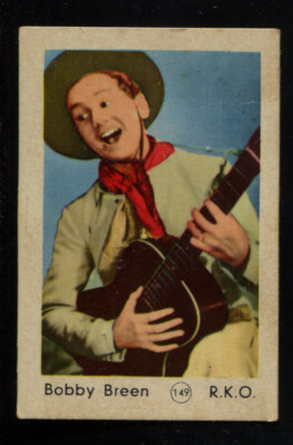 Bobby Breen Vintage Dutch Movie Film Star Trading Card 149 | eBay