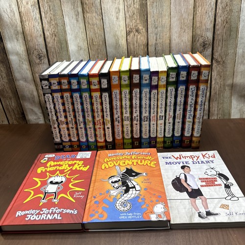 Diary of a Wimpy Kid Hardcover By Jeff Kinney + Extras - Lot Of 20 ...