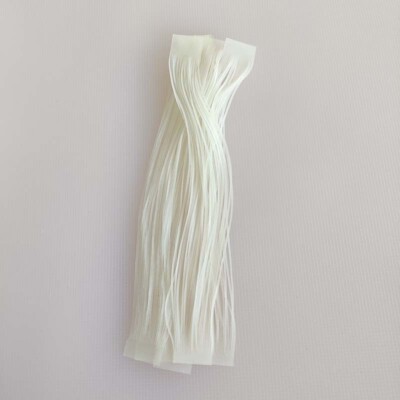 S1920 Clear Glow Silicone Tabs Standard 100tabs Fishing Skirts Material ...