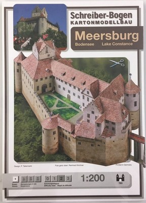 Schreiber-Bogen Card Model Building Meersburg 1:200 | Paper Model Kit ...