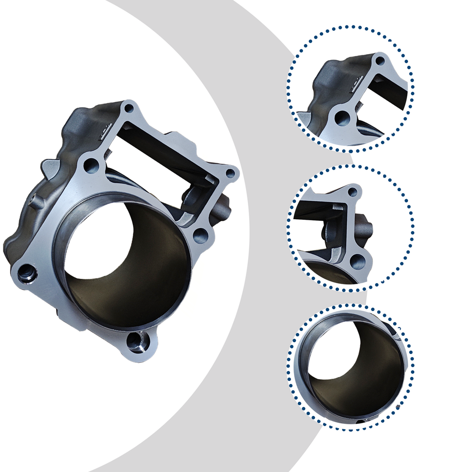 For Yamaha Kodiak Rhino Grizzly Wolverine 450 Cylinder Piston Gasket ...