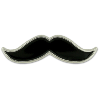 PinMart's Hipster Mustache Trendy Cute Enamel Lapel Pin | eBay