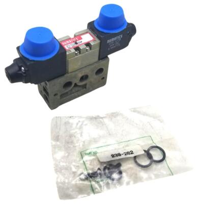 Numatics 031SS4004 Solenoid Valve 150psi Max W/ 236-127B Coil 24VDC ...