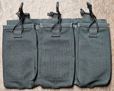 FirstSpear 5.56 triple magazine SLICK Ranger shingle 6/12 Black 3 mag ...