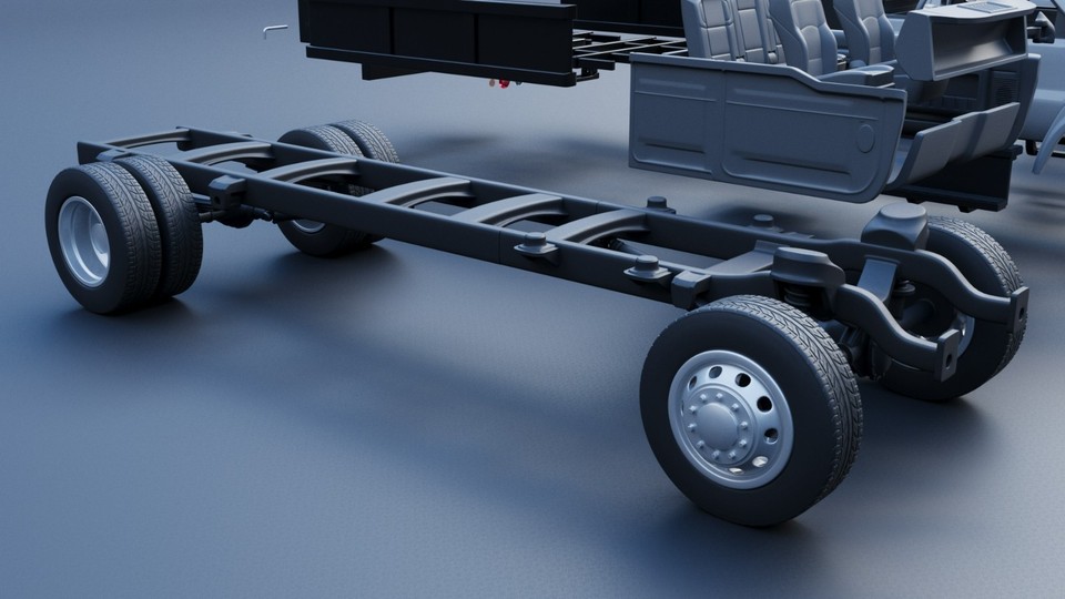 1:25 Scale 3D printed F-650 supercab Truck cab and frame kit | eBay