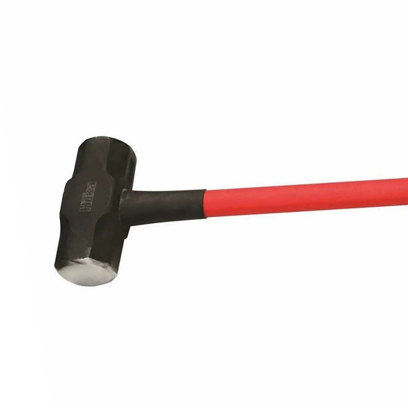 14lb Sledge Hammer Fibreglass Shaft Forged Steel Head Soft Grip Rubber ...