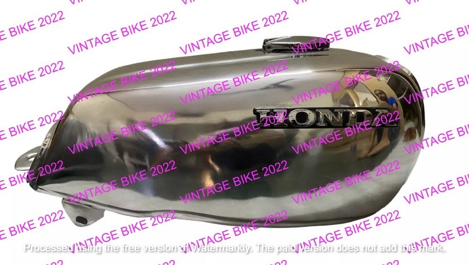 Honda Cb750 Aluminium Cafe Racer Gas Fuel Petrol Tank 1978 AND CAP/FIT ...