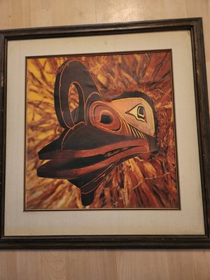 Vintage Litho Print Hamatsa Bird-Monster Kwakiutl N.W. Pacific 70’s ...