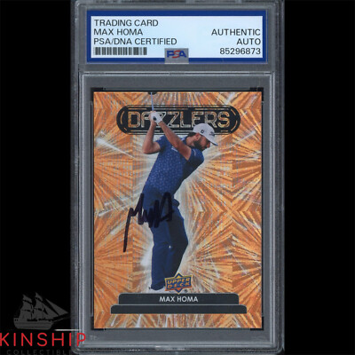 Max Homa signed 2024 Upper Deck Dazzlers Trading Card PSA DNA Slab Golf ...