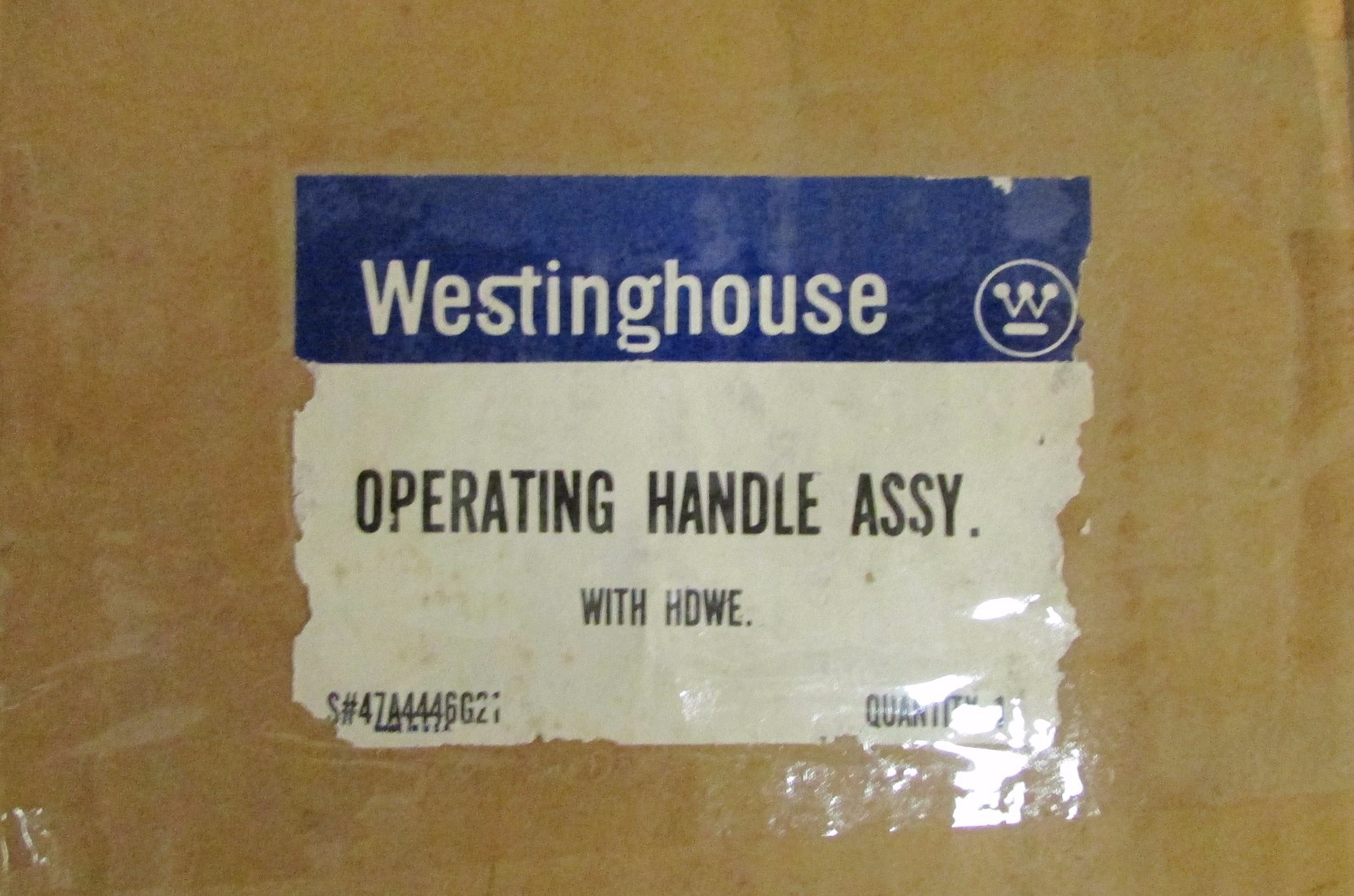 WESTINGHOUSE MCC Operating Handle Assembly 47A4446G21 | eBay