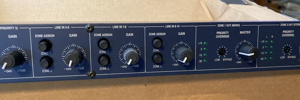 SYMETRIX 450 DUAL ZONE PRIORITY MIXER --NEW in Box--Surplus Stock | eBay