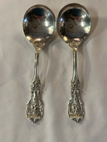 Two Soup Spoons. Reed & Barton Francis I. Sterling Silver. 6" | eBay