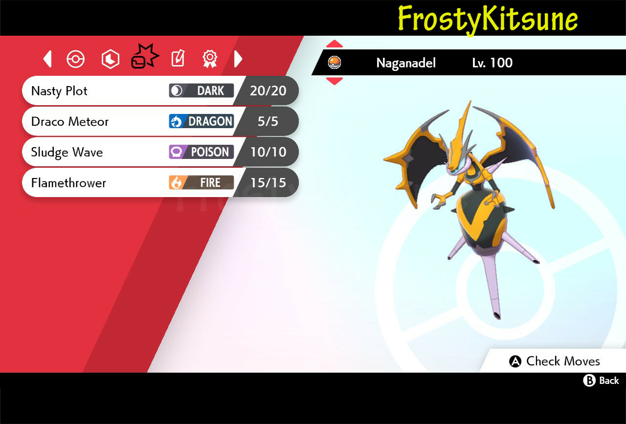 6IV Ultra Shiny Naganadel & Poipole Pokemon Sword / Shield | eBay