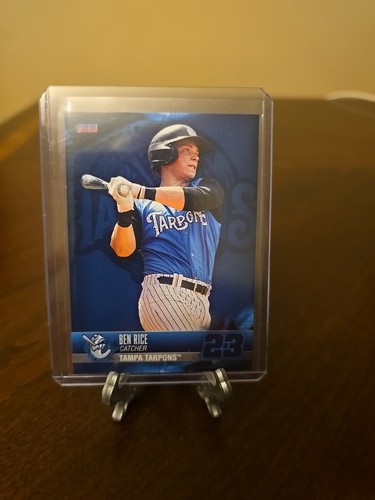 2022 Ben Rice Minor League Rookie Card Tampa Tarpons NY Yankees 1/1000 ...