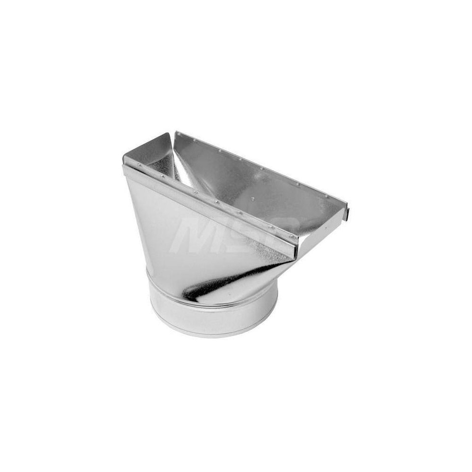 Made in USA Galvanized Straight Stack Duct Boot, 3-1/4" W x 12" L x 6 ...
