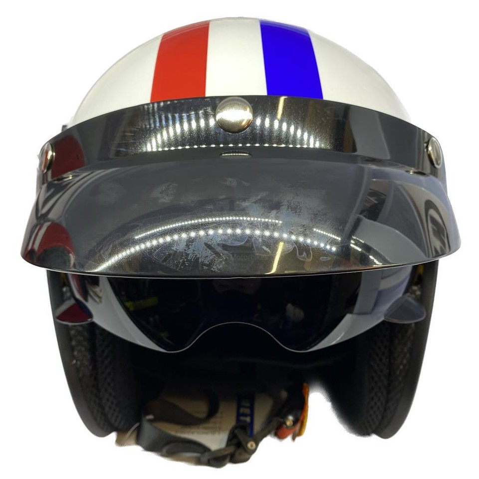 Vcan V537 Roundel Open Face Motorcycle Helmet Scooter MOD Bike Crash ...
