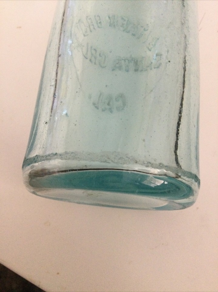 Ex-Rare Antique Bither bro’ Hutchinson bottle Santa Cruz California | eBay