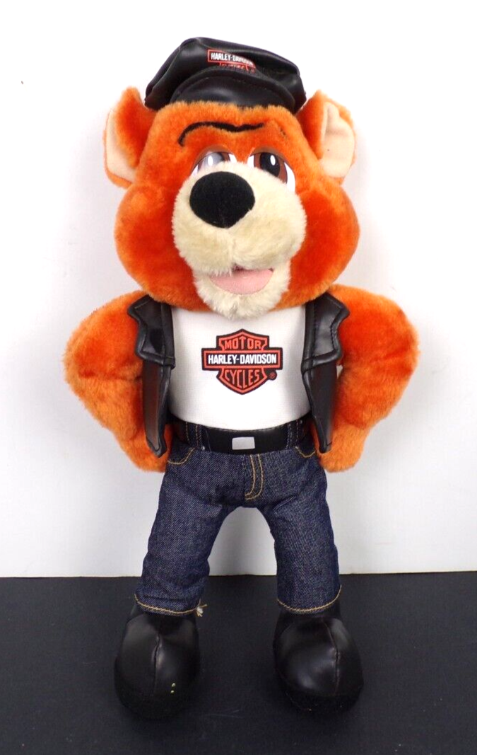 Harley Davidson Stuffed Animal Plush Motorcycle Teddy Bear Hog 15" | eBay
