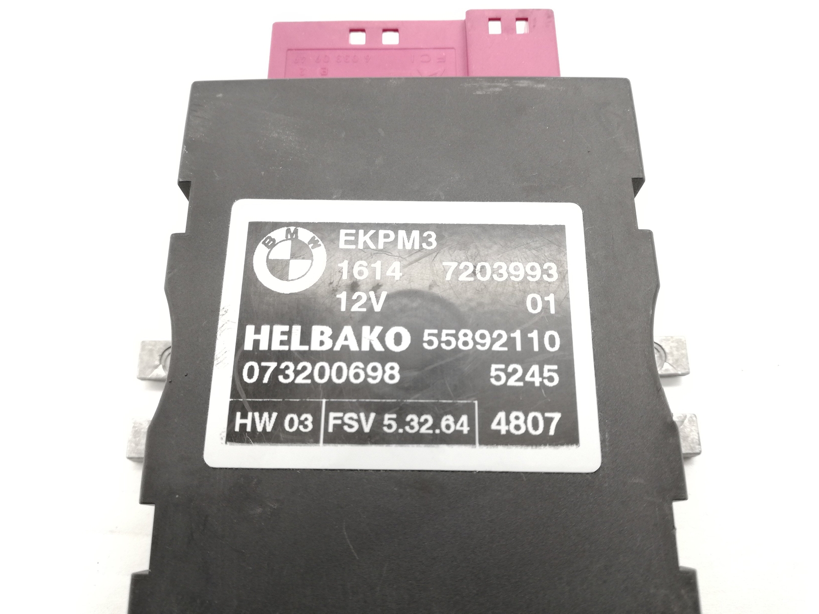 BMW 5 E60 Fuel Pump Control 9224422-01 2006 10924515 | eBay