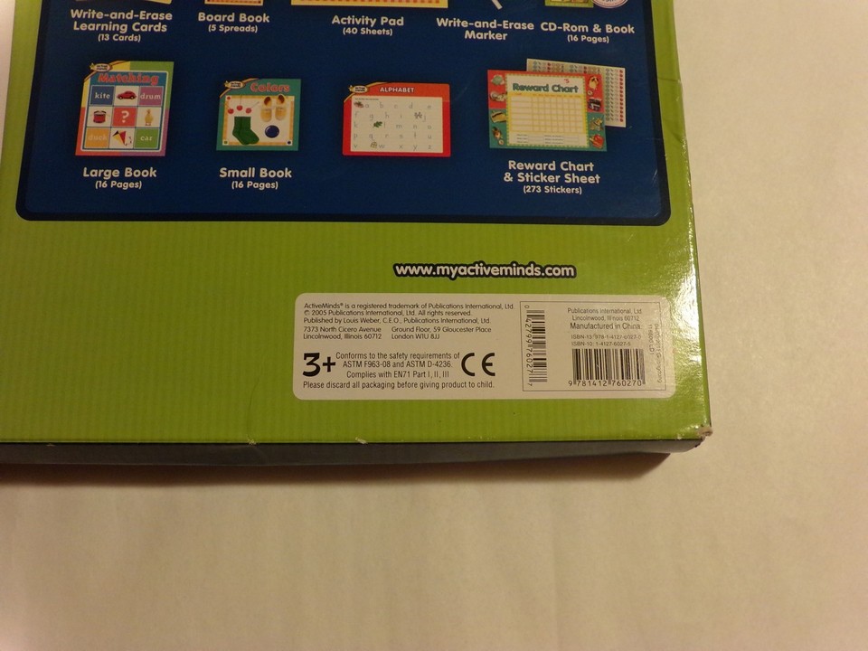 Active Minds Early Learning Fun Deluxe Learning Activity Set | eBay