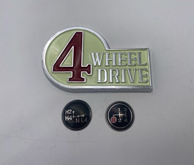 For Toyota Land Cruiser FJ40 FJ43 Wheel Drive Rear Emblem Logo And ...