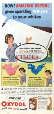 Vintage OXYDOL Washing Powder Advert #7 : Original 1950 Print | eBay UK