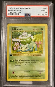 Bulbasaur 1999 Pokemon Game #44 1st Edition Price Guide - Sports Card ...