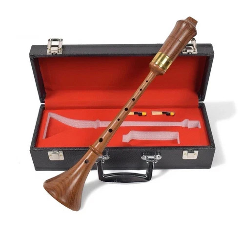 Rosewood Small A RAUSCHPFEIFE Wooden Medieval Shawm Instrument with ...