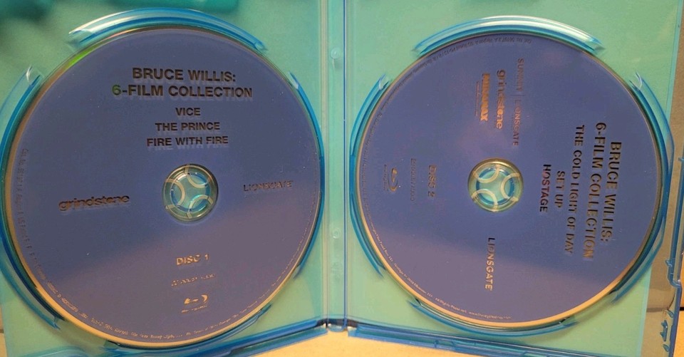 Bruce Willis 6-Film Collection Blu-ray 2-Disc (No Digital) Bruce Willis ...