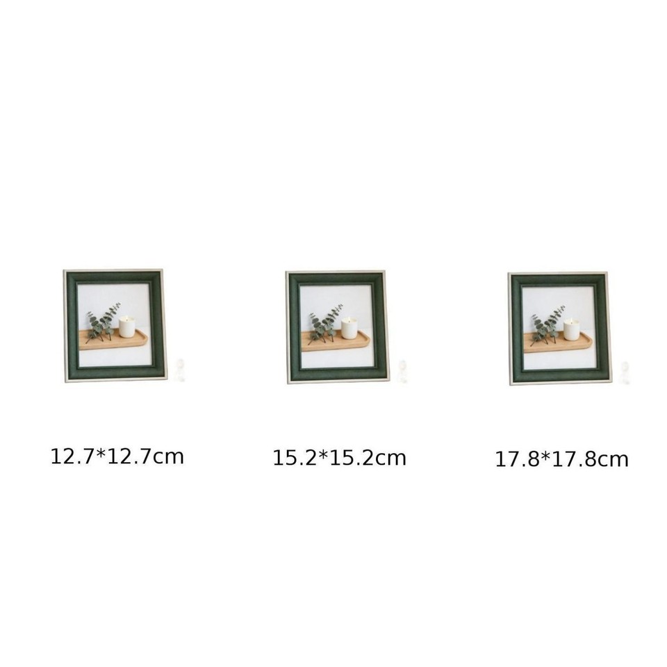 Square Wooden Photo Frame Nordic Style Wall Hanging or Tabletop Display ...