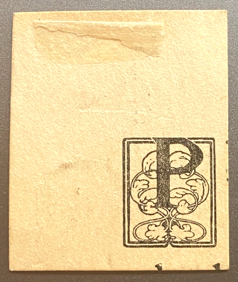 USPS Scott UX33 1c On 2c Red On Buff Thomas Jefferson Used. Square cut ...