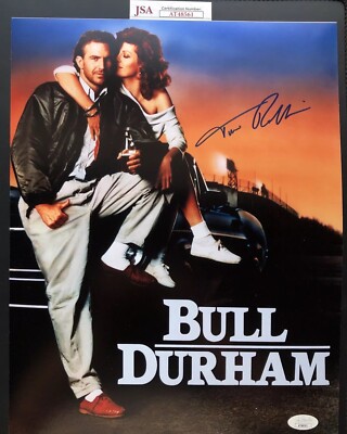 Tim Robbins Signed Autographed Bull Durham 11x14 Movie Poster Photo JSA ...