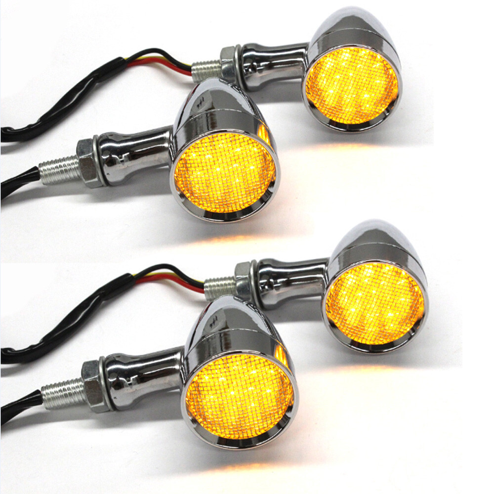 2010 Honda Fury VT1300C Shadow 4x LED Turn Signals Lights Amber ...