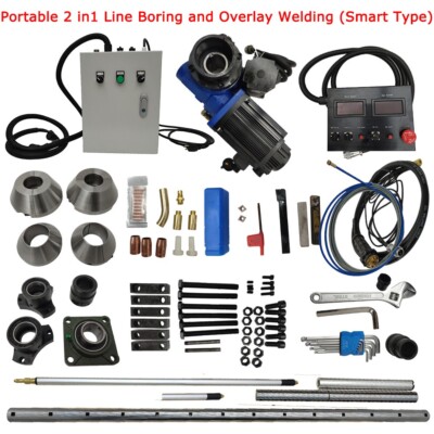 2 in1 Line Boring and Overlay Welding Smart Portable Line Boring ...