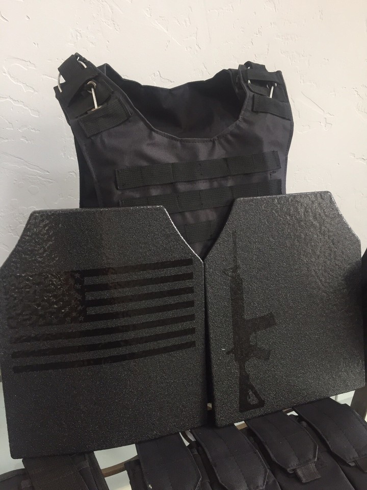AR600 Rifle Plates lll+ Body Armor 10x12 BULLETPROOF Bulletproof Vest 3 ...