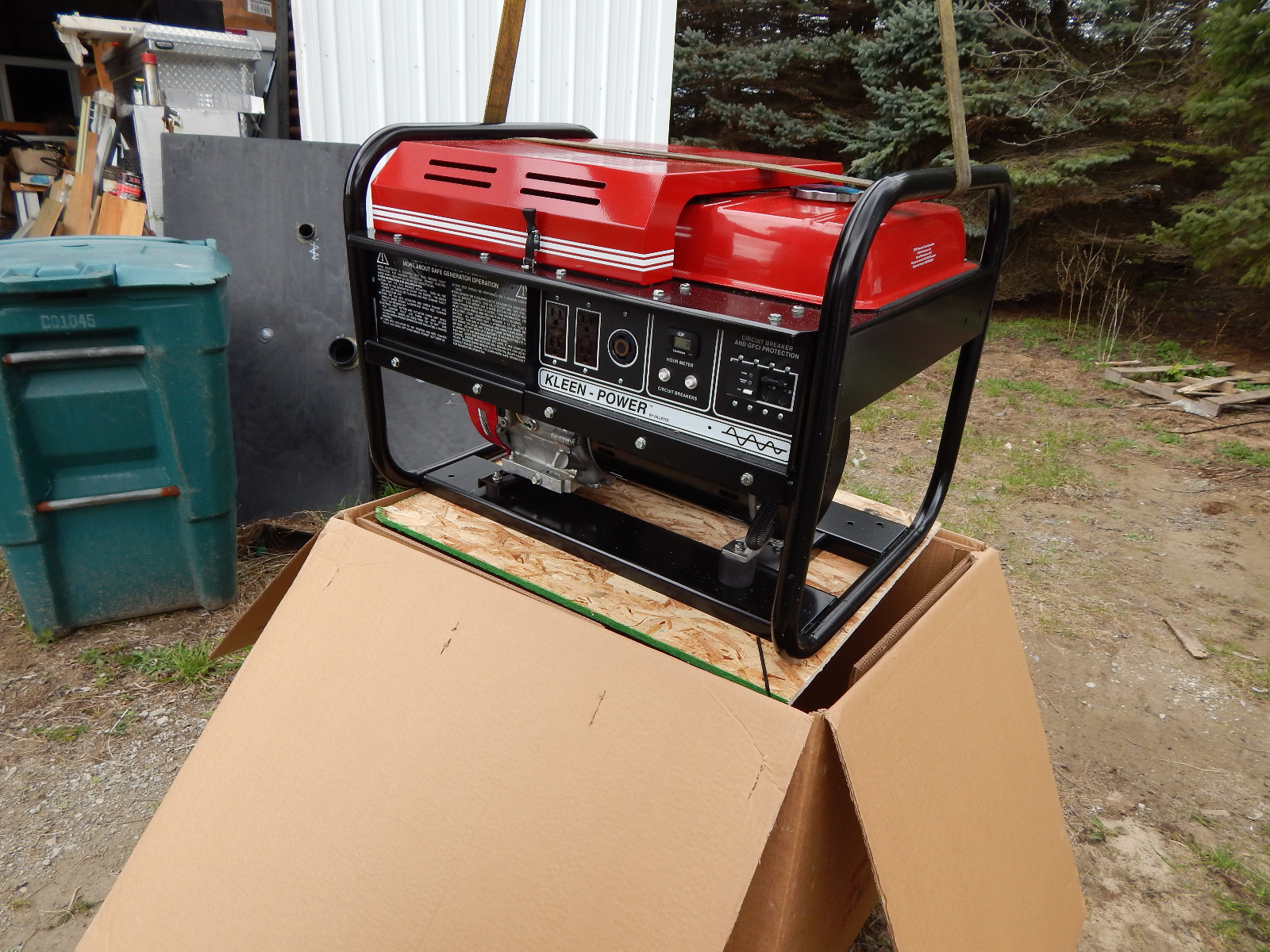 Gillette Gen Pro Generator, 7500 Watts, Honda Motor, New In Box, Pull ...
