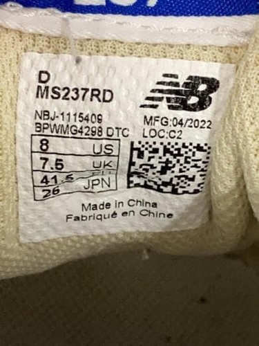 New Balance Ms237 Beige 26Cm Beg Fs777 | eBay