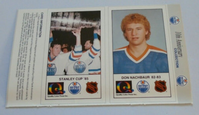 Edmonton Oilers 10th Anniversary Collection Action Magazine 2 Player ...